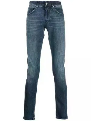 DONDUP Skinny-cut Stretch-cotton Jeans - Blue