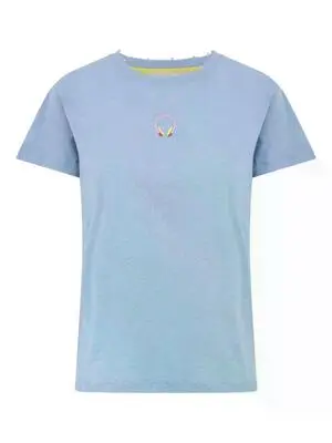 Mira Mikati Headphones Embroidered T-shirt - Blue