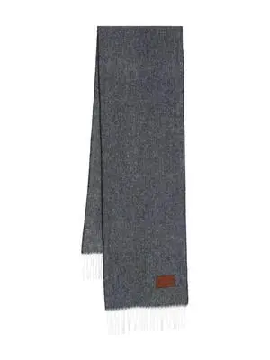 THE BRIDGE Fringed Scarf