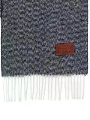 THE BRIDGE Fringed Scarf