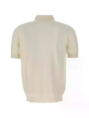 FILIPPO DE LAURENTIIS Short-sleeve Buttoned Polo Shirt