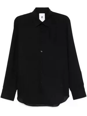 PT TORINO Virgin Wool Shirt - Black