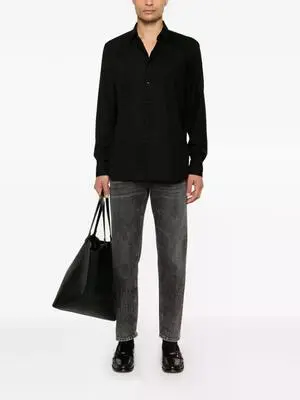 PT TORINO Virgin Wool Shirt - Black