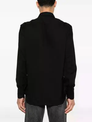 PT TORINO Virgin Wool Shirt - Black