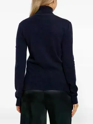 Balenciaga Navy Turtleneck Sweater
