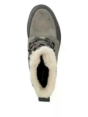 Sorel Lace-up Fur Boots