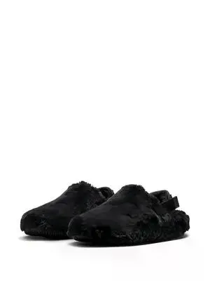 Nike Calm Mules Fur Slingback - Black