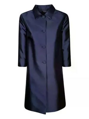F.IT Buttoned Coat - Blue