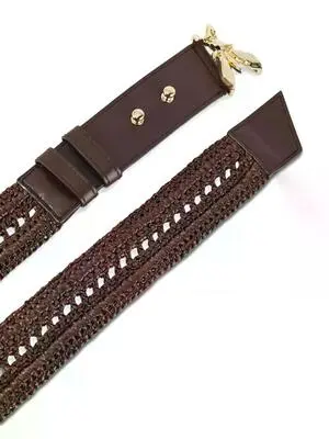 Patrizia Pepe Woven Charm Belt