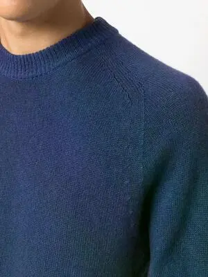 Malo Crew Neck Cashmere Jumper - Blue