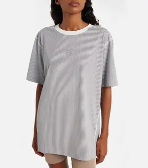 Loewe Embroidered Striped T-shirt