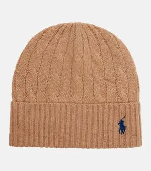 Polo Ralph Lauren Cable-knit Wool And Cashmere Beanie - Beige