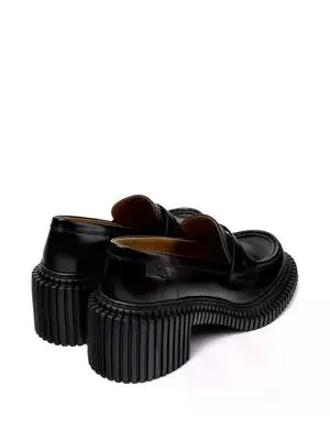 Camper Pix London Leather Loafers - Black