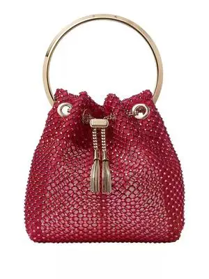 JIMMY CHOO Bon Bon Crystal-mesh Handbag
