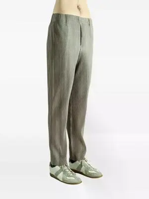 Issey Miyake Pleated Straight-leg Trousers