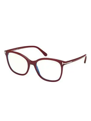 TOM FORD Hinge Detail Round Frame Eyeglasses