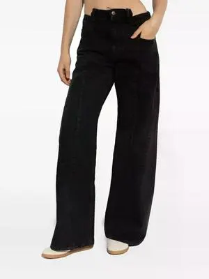 MAISON MARGIELA Cutout Panel Wide-leg Jeans