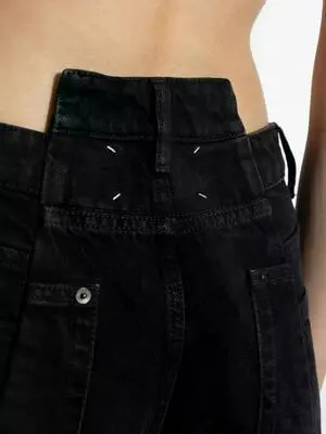 MAISON MARGIELA Cutout Panel Wide-leg Jeans