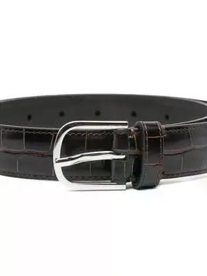 TOTEME Embossed Leather Belt