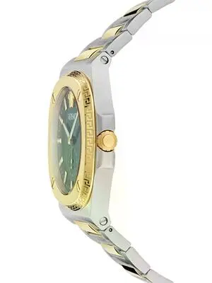 Versace Antares Greek Key Watch - Green