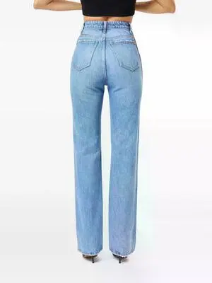 NO44 Straight Leg Ripped Jeans