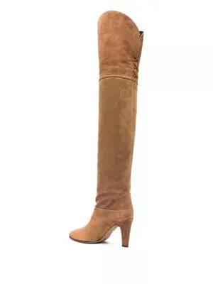 Chloé 90mm Suede Over-the-knee Boots - Brown
