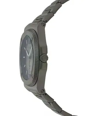 Versace Antares Greek Key 40mm Stainless Steel Watch - Grey