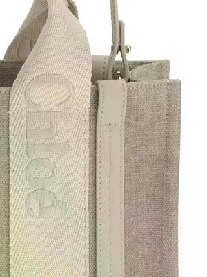 Chloé Small Woody Tote Bag - Neutrals