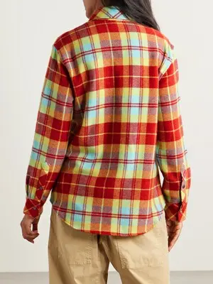 GOD’S TRUE CASHMERE Checked Cashmere Shirt