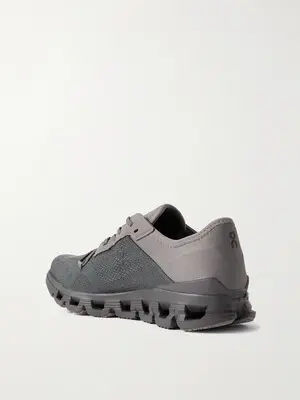 On X 4 Ad Rubber-trimmed Mesh Trainers