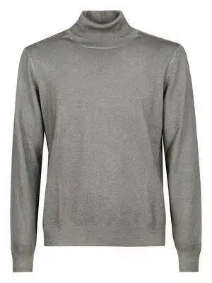 FAY Wool Turtleneck Sweater - Green