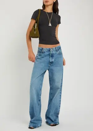 SKIMS Seamless Stretch-jersey T-shirt