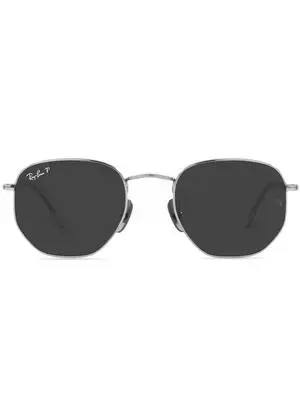 Ray-ban Rb8148 Hexagonal-shape Sunglasses - Silver