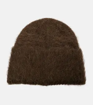 TOTEME Alpaca-blend Beanie - Green