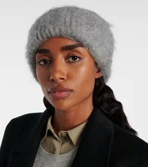 TOTEME Alpaca-blend Beanie - Grey