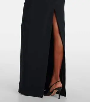 David Koma White Bow-detail Gown