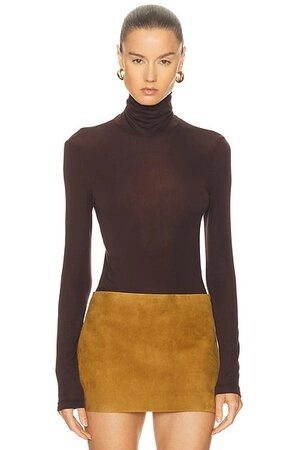 AGOLDE Pascale Turtleneck - Root