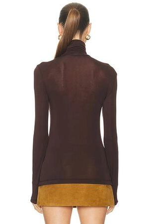 AGOLDE Pascale Turtleneck - Root