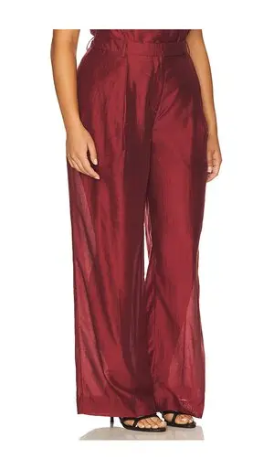 L'academie Wide Leg Voile Trousers