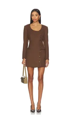 Astr The Label Kassandre Dress - Brown