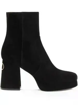 Valentino Garavani Platform Logo Heel Boots
