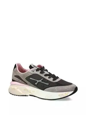 Premiata Moerund" Appliqué Detail Sneakers - Grey