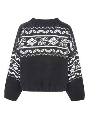 RÓHE Fair-isle Pattern Pullover Sweater