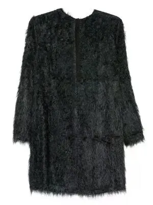 ALYSI Textured Long-sleeved Dress