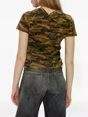 MISBHV Camouflage Print Cotton T-shirt