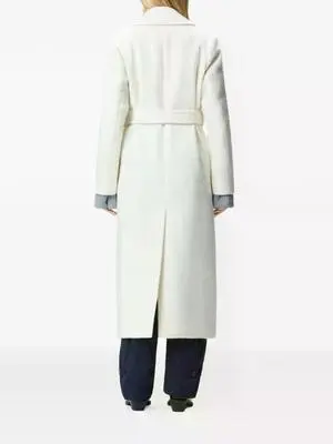 Pinko Single-breasted Belted Coat