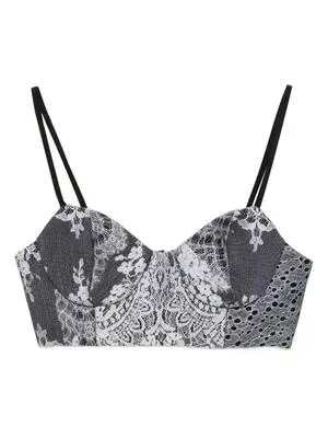 QUETSCHE Lace Corset - Black
