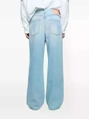 Acne Studios Distressed Logo Patch Jeans