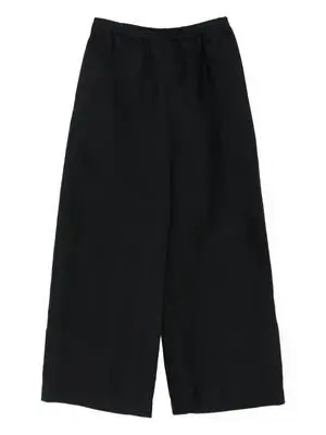 THE ROW Silk Trousers - Black