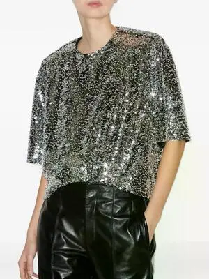 Isabel Marant Étoile Helga Sequin Embellished Top